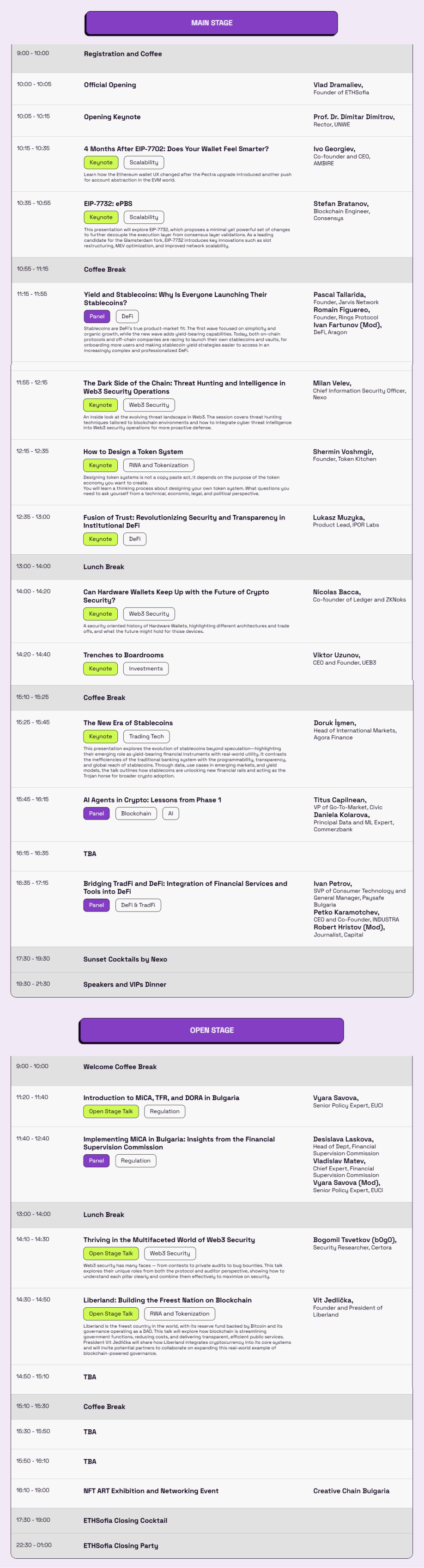 ETHSofia 2025 | 111B Tsarigradsko Shose Blvd, Sofia, Bulgaria